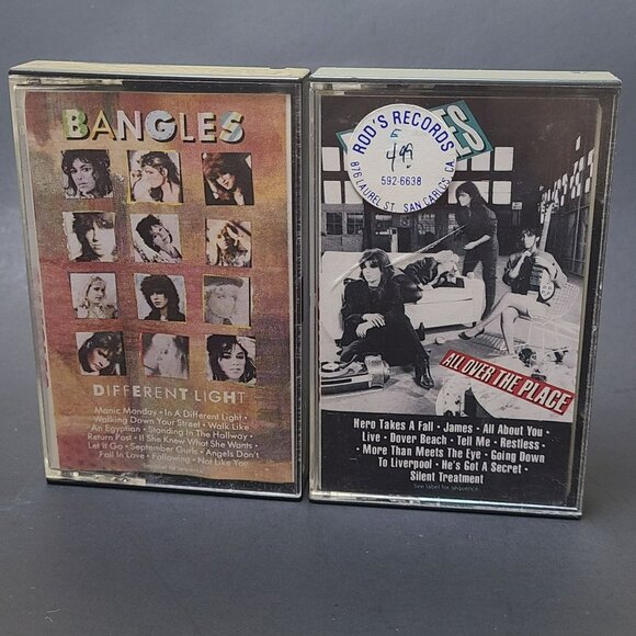 Media | Bangles Lot 2 Cassettes All Over The Place 1984 Different Light ...